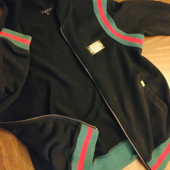 Gucci | Sweaters | Gucci Web Zip Up Jacket | Poshmark